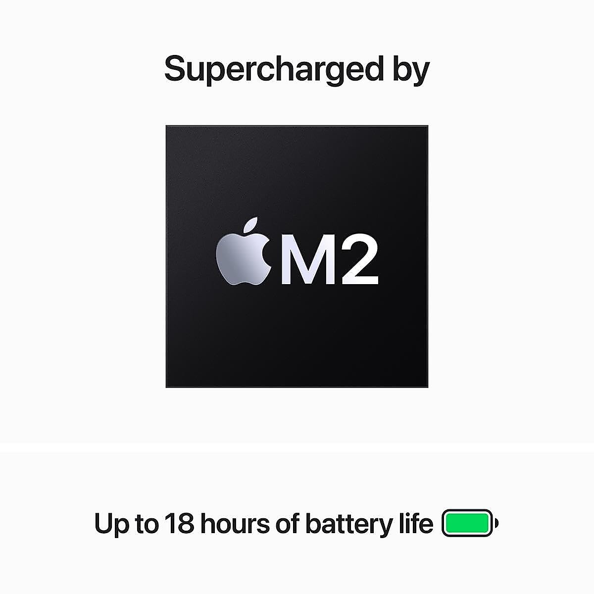 Apple MacBook Air 15.3" with Liquid Retina Display, M2 Chip with 8-Core CPU and 10-Core GPU, 24GB Memory, 2TB SSD, 35W Dual USB-C Power Adapter, Midnight, Mid 2023