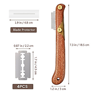 Luxshiny Dough Dough Slicer Hand Crafted Bread Lame Bakers Lame Slashing Tool for Scoring Sourdough Bread