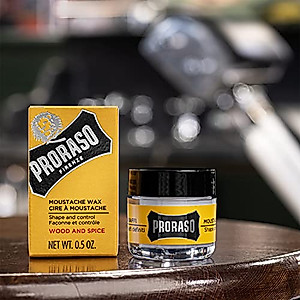 Proraso Moustache Wax, 0.5 oz (Pack of 1)
