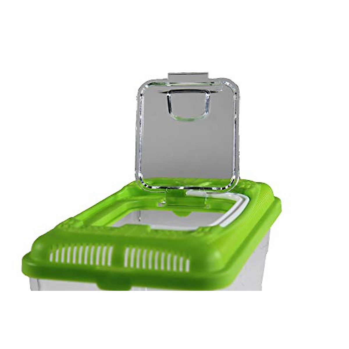 Penn-Plax Small World Habitat – Portable Clear and Transparent Plastic Tank – Excellent for Small Critters and Creatures – Easy to Clean & Handle – 0.6 Gallon