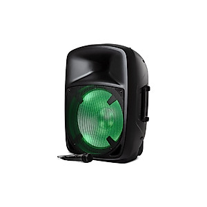 Ion Audio Pro Glow 1500 Portable Bluetooth Speaker - Complete High-Power Speaker System with Microphone & Party Light Effects (Renewed)