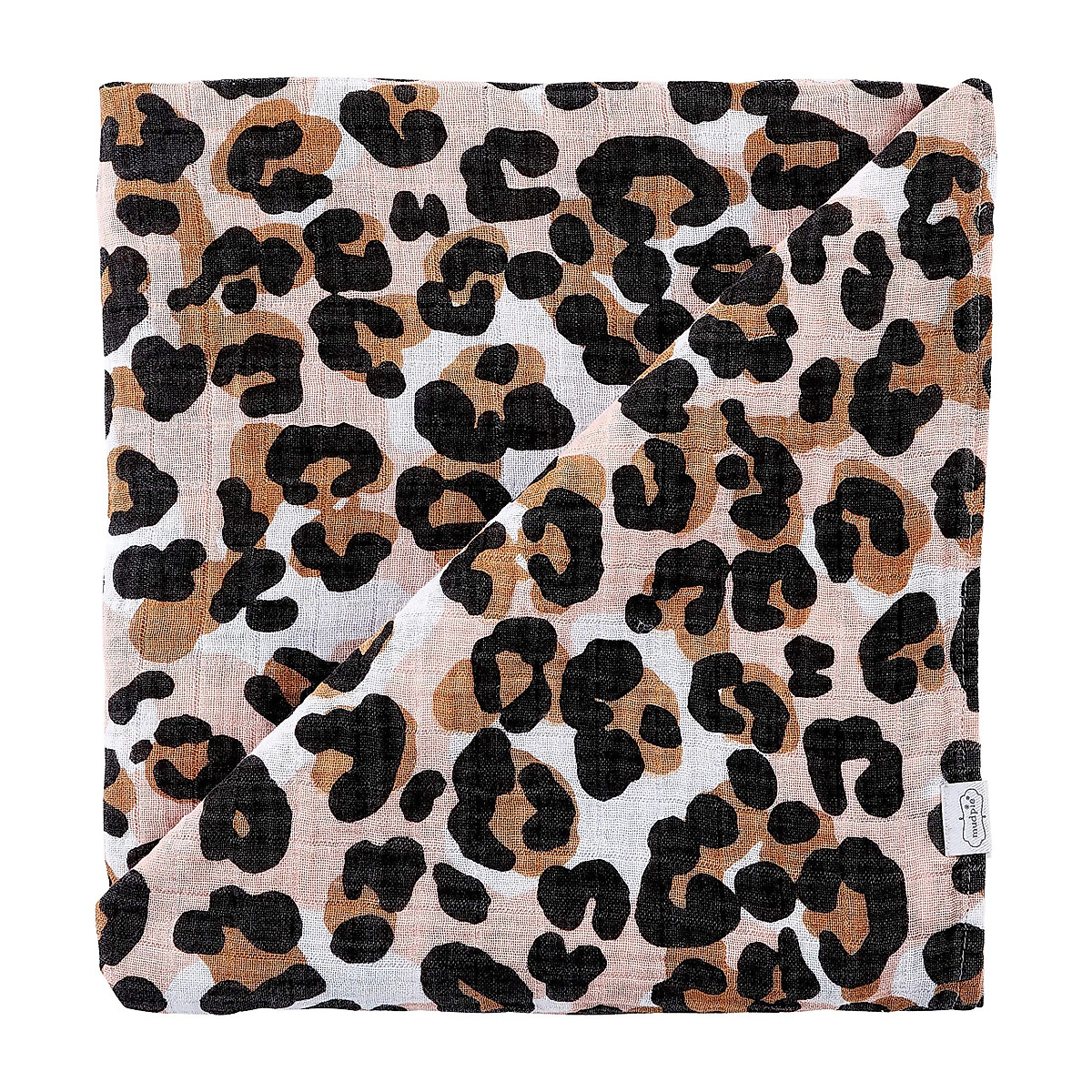 Mud Pie Muslin Swaddle, Leopard