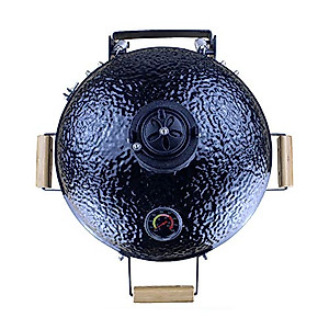 RJMOLU Ceramic BBQ Charcoal Kamado Grill Smoker, Roaster and Grill, Portable Tabletop BBQ Grillfor Picnic Garden Terrace Camping Travel