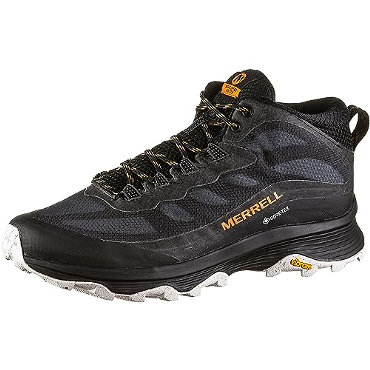 Merrell Men's Walking Hiking Boots, Black/White, 11 AU