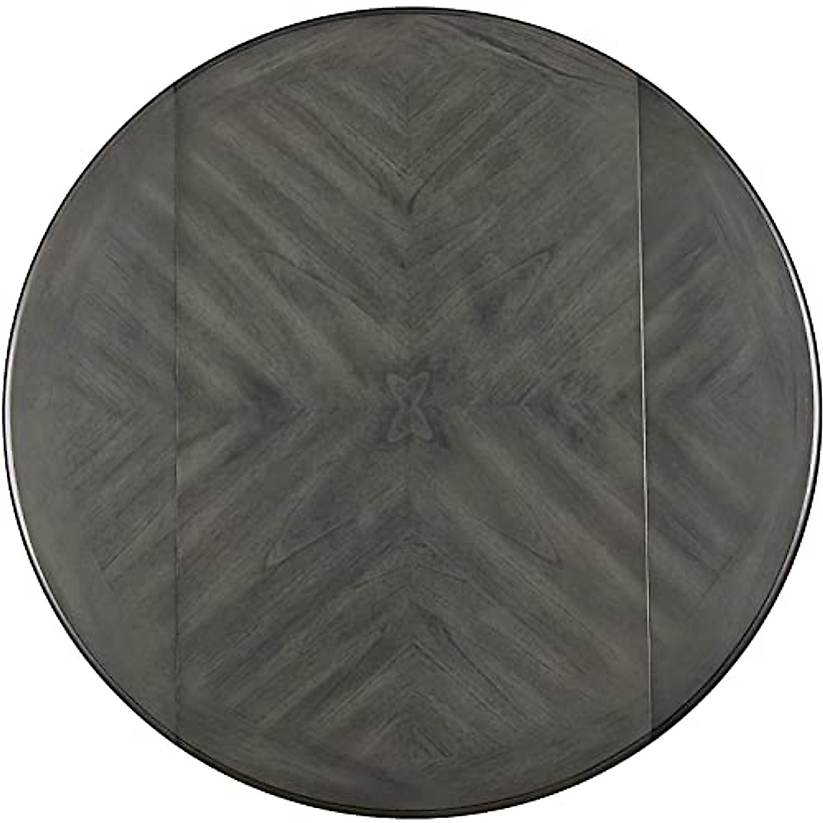 New Classic Furniture Gia Drop Leaf Counter Table with Two Chairs, 42-Inch, 42.25" Set, Grey