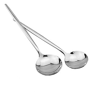 Shiny Silver Silverware Set, JASHII 30-Piece Stainless Steel Satin Finish Flatware Set, Kitchen Utensil Set, Mirror Polished Tableware Cutlery Set for Home and Restaurant, Dishwasher Safe