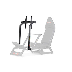 Next Level Racing F-GT Racing Simulator Cockpit and Monitor Stand Bundle