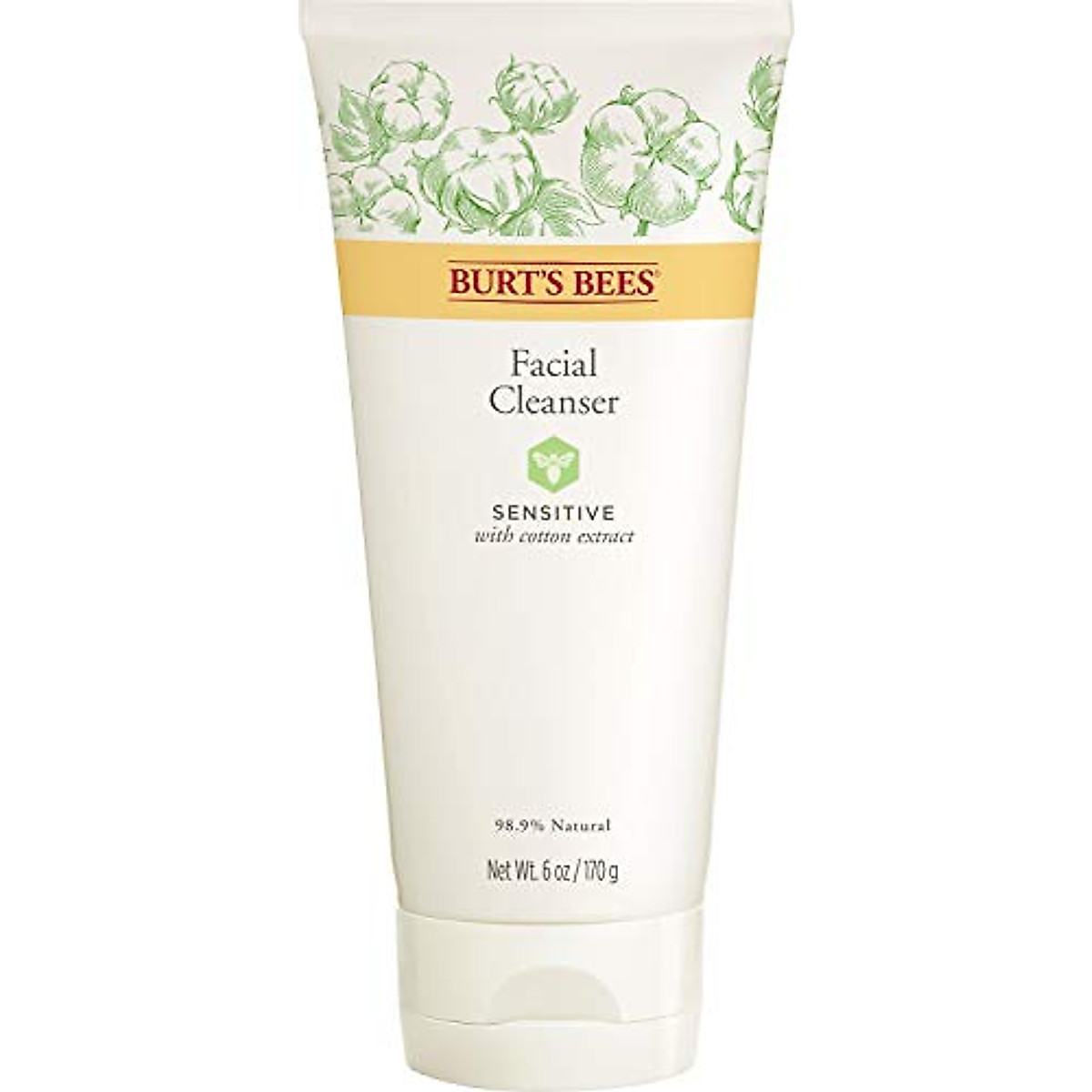 Burt's Bees Face Cleanser for Sensitive Skin, 6 Oz (Package May Vary)