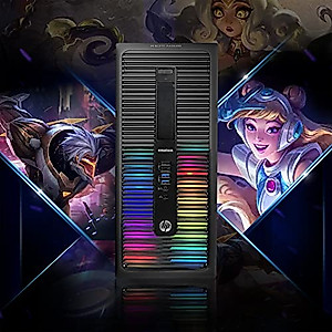 HP RGB Gaming PC Desktop Computer - Intel Quad I7-4770 up to 3.9GHz, GeForce GTX 1660 Super 6G, 32GB Memory, 1TB SSD, RGB Keyboard & Mouse, WiFi & Bluetooth 5.0, Win 10 Pro (Renewed)