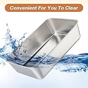 Blushtier 8 Set 67oz Stainless Steel Food Storage Containers Reusable Metal Meat Marinating Container with Lids Fruit Lunch Storage Box for Leftovers,dishwasher and Freezer Safe 2000ml