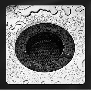 4 PCS Stainless Steel Bathroom Sink,Drain Stoper,Drain Hair Catcher,Shower Drain Cover for Bathtub, Kitchen Sink Strainer, Drain Stopper with (Silver, 2.7IN)