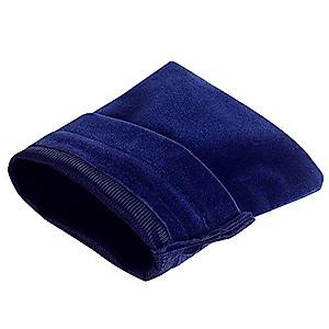 Lucky Monet 25/50/100PCS Velvet Drawstring Bags Jewelry Pouches for Christmas Birthday Party Wedding Favors Gift Candy Headphones Art and DIY Craft (50Pcs, Royal Blue, 5” x 7”)