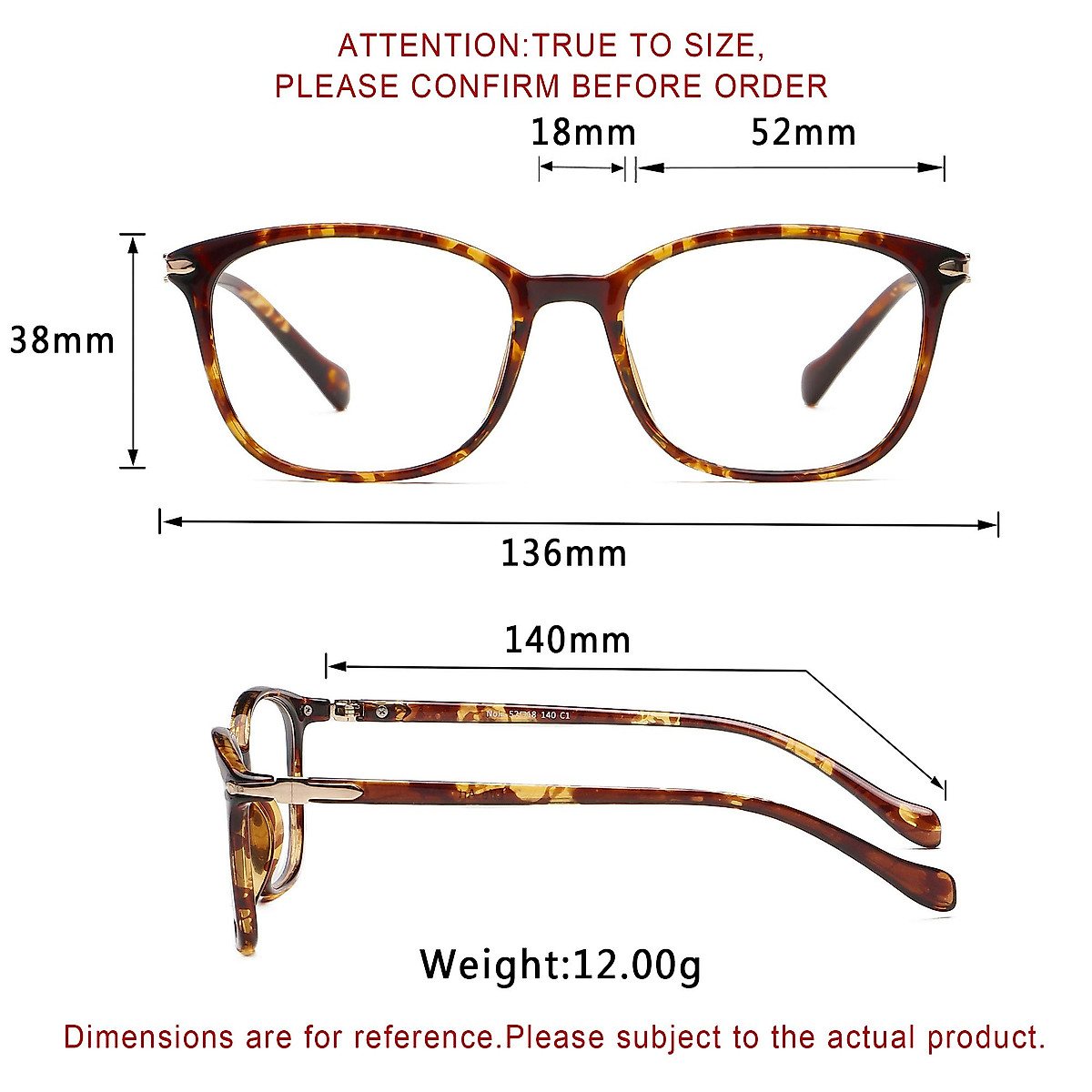 LifeArt Blue Light Blocking Glasses, Anti Eyestrain, Computer Reading Glasses, Gaming Glasses, TV Glasses for Women and Men, Anti Glare (Tortoise, No Magnification)