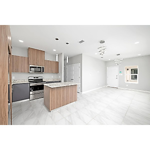 BUILDMART - 30x6 Modern AC Vent Cover - Decorative White Air Vent - Standard Linear Slot Diffuser - Register Grille for Ceiling, Walls & Floors - Texas Buildmart