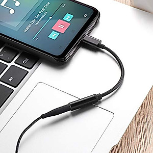 UKCOCO USB Type C to 3.5mm Headphone Jack, 3 Pack Audio Earphone Cable Converter for One Plus 6t, Huawei Tablet M5, Moto Z Z Droid Force Play and USB C Device