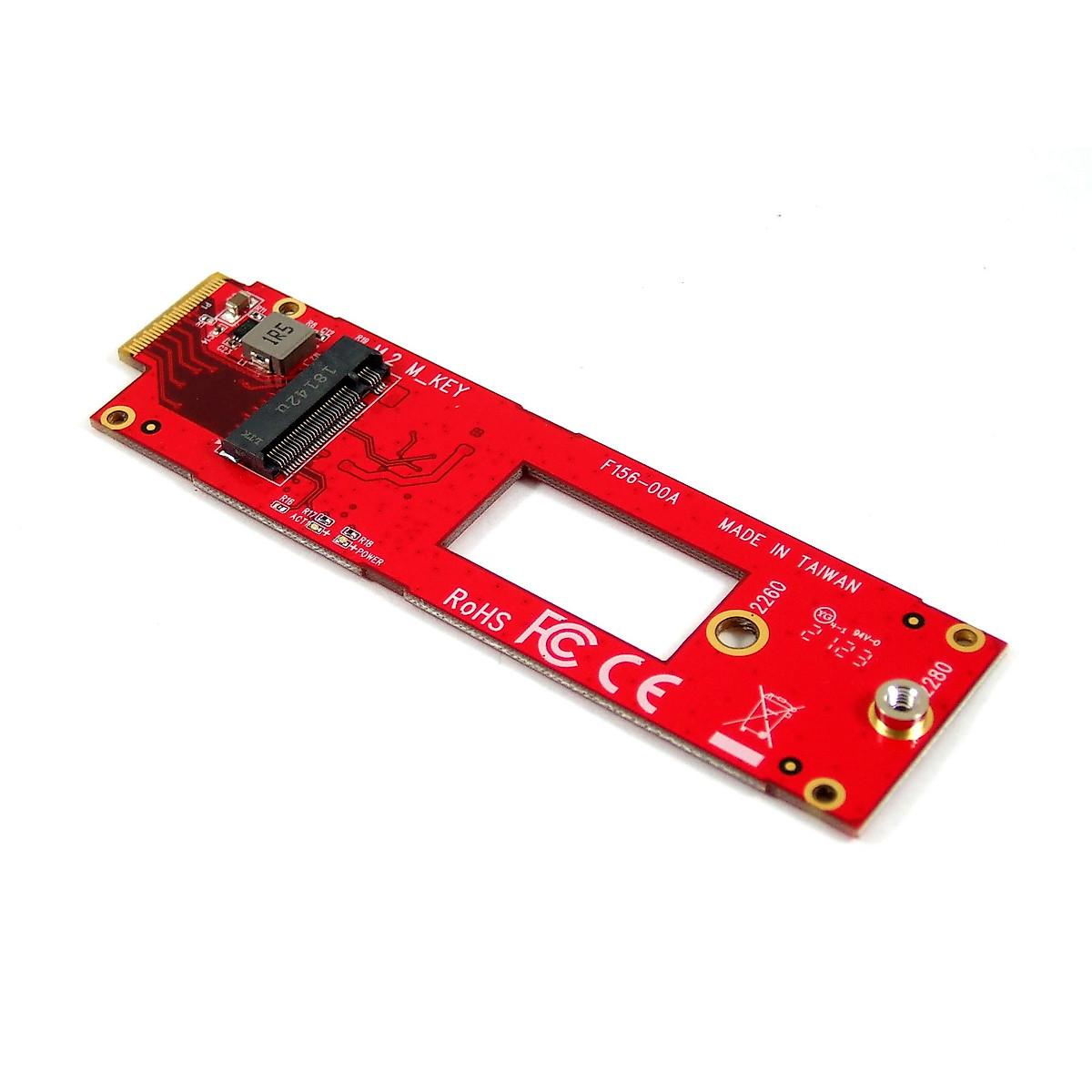 Ableconn E1S-DT156 NVMe M.2 SSD to NVMe EDSFF E1.S SSD Adapter