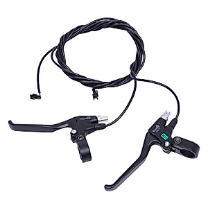 36V 500W Front Wheel Motor Kit for 24 Inches Electric Bicycle Conversion Kit E-Bike Motor Kit with with LCD Brushless Gear Hub Motor Thumb Knob Handle Kit Electric Bike Motor Kit (No Battery)