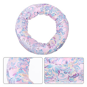 Vaguelly Buddha Sound Bowl Washer Tibetan Sing Bowl Mat Mug Placemat Buddha Sound Bowl Mats Yoga Bowl Pad Buddhism Singing Bowl Pillow Cloth Cup Coaster Singing Bowl Mat Cotton Nepal Music