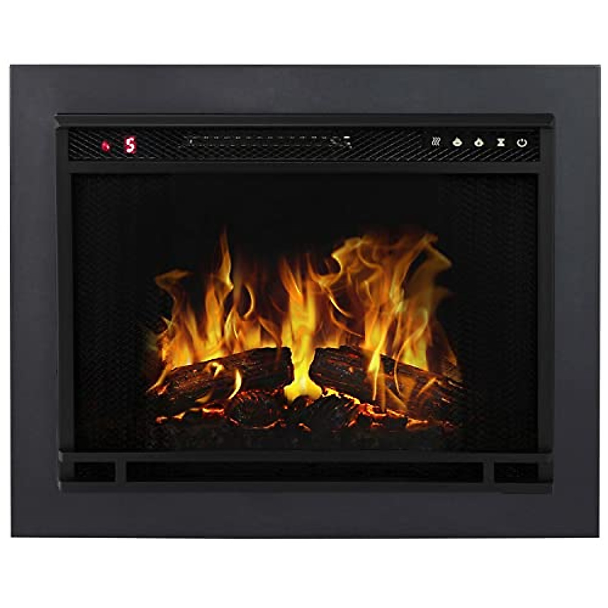 Regal Flame 33 Inch Flat Ventless Heater Electric Fireplace Insert Trim Kit for LW8033FLT
