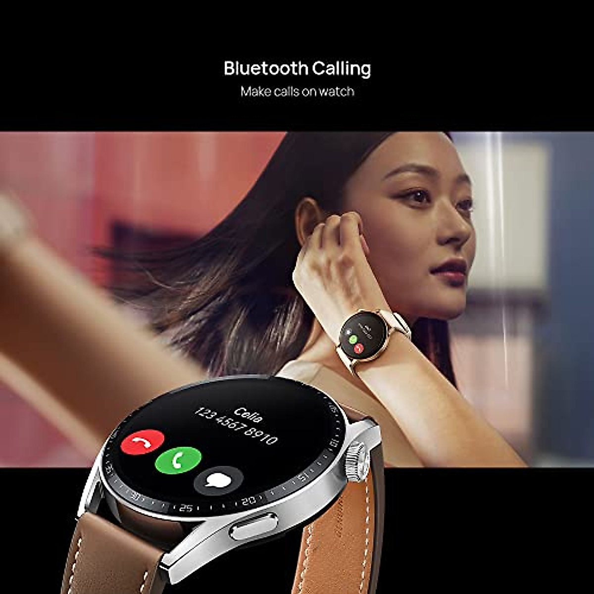 HUAWEI Watch GT 3 (46mm) GPS + Bluetooth Smartwatch (Black) - International Version