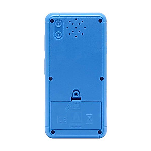 Retro Block Game Console Brick Game Console with Color Shell and Large Screen Powered by 2 AA Batteries Build 23 Games and with a Small Body (Blue)