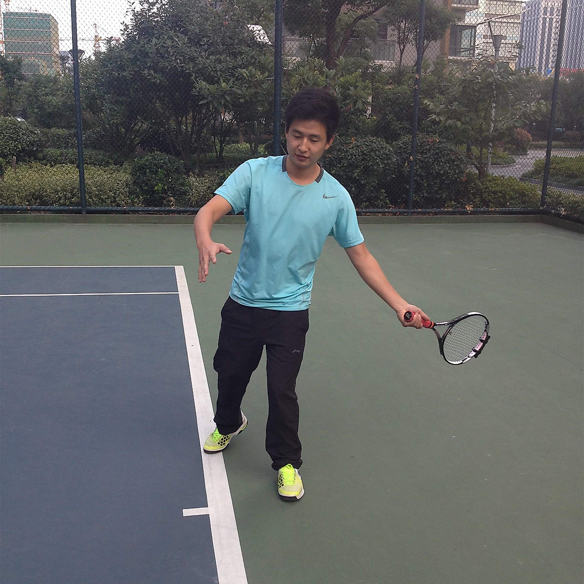 lianth Tennis Racket Weight Training Aid Racquet Weight-Adding Device Tenis Trainer