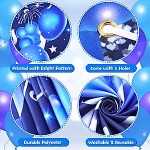 We Will Miss You Banner Party Decorations Navy Blue Silver Going Away Party Banner Supplies for Retirement Farewell Anniversary Veteran Graduation Office Job Change Work Goodbye Party Decorations