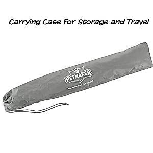 PETMAKER Elevated Dog Bed – 36x29.75 Portable Bed for Pets with Non-Slip Feet – Indoor/Outdoor Dog Cot or Puppy Bed for Pets up to 80lbs Large (Gray)