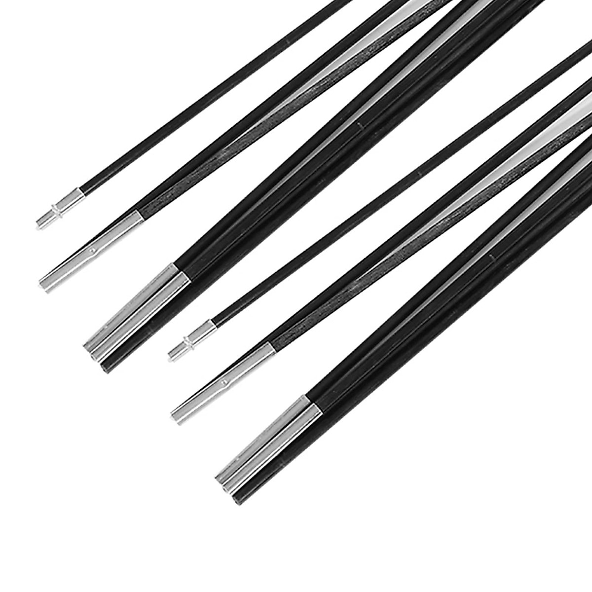Tihebeyan Tent Pole, Fiberglass Adjustable Replacement Poles Rods Awning Frames Kit