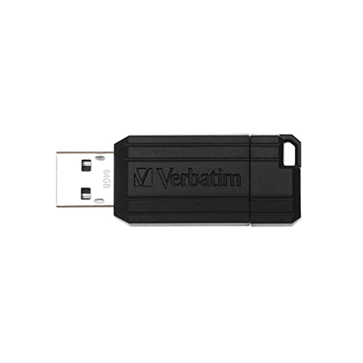 Verbatim 16 GB Pinstripe USB Flash Drive, Black 49063