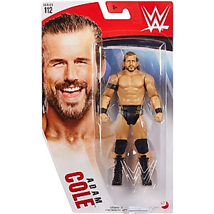 WWE Mattel Adam Cole Action Figure in 6-inch Scale with Articulation & Ring Gear (GTG08)