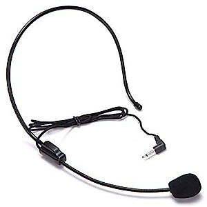 AKindle Ear Hook Mic, Flexible Wired Boom (Standard 3.5mm Connector Jack) for Voice Amplifier,Teachers, Speakers, Coaches, Presentations, Seniors and More