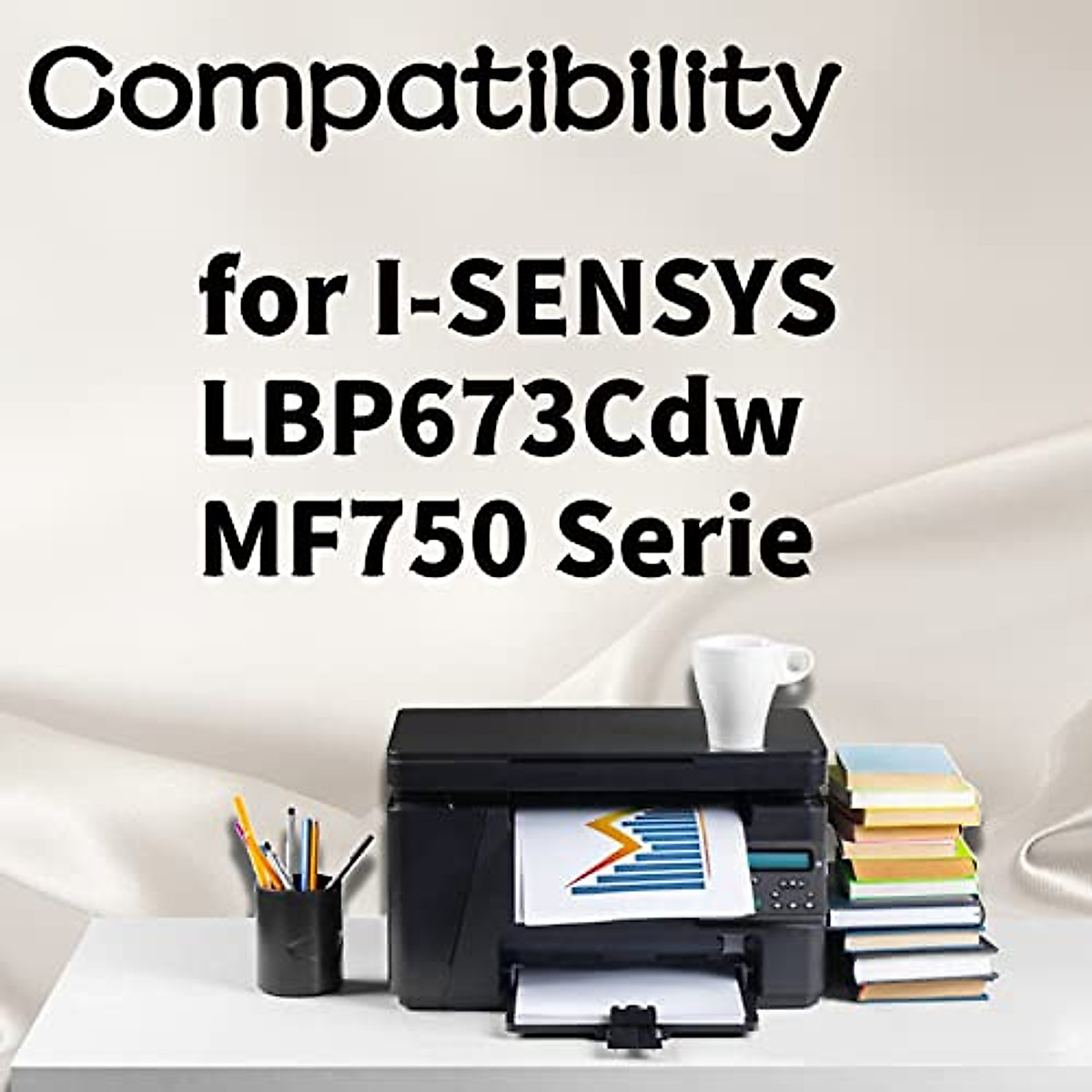 for Canon CRG069 Toner Cartridge Compatible Used for I-SENSYS LBP673Cdw MF750 Serie Printer Black