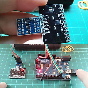 DKARDU 5 pcs MPR121 Breakout V12 Proximity Capacitive Touch Sensor Module Keyboard Touch Sensor Keyboard Development Board with pin Header Dupont Cable