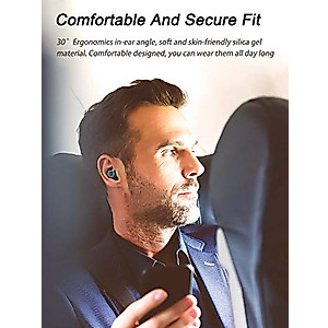 Xmythorig Ultimate True Wireless Earbuds Bluetooth 5.0 Headphones, IPX7 Waterproof Earphones for Sports, 110H Playtime w/ 3300mAh Charging Case, 3D Stereo Audio Touch Control in-Ear Headset w/Mic