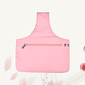 COHEALI Knitted Tote Bag Handbag Bag Storage Needles Tote Holder Big DIY Kraft Crochet Unfinished Projects Organizer Knitting Accessories Wool Yarn and Brown Other Bag for Crochet Hooks