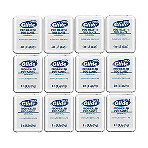 Glide Oral-B Pro-Health Original Floss, Small Size 4 Meters (4.3 Yards) - Pack of 12