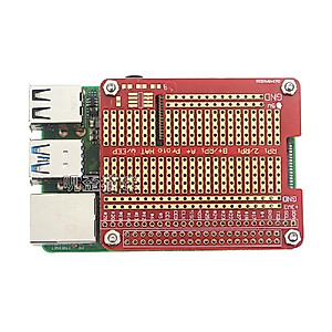 MOOKEENONE 1* DIY Board Set, 40-Pin GPIO Extend DIY Extension Board DIY Proto HAT Shield for Raspberry Pi 3B/3B+/4B Orange Pi