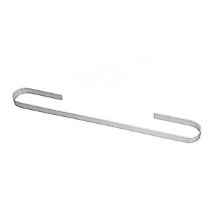 VTOSEN Bathroom Hardware Tower Bar Stainless Steel Towel Rack Adhesive Wall Mounted Towel Single Bar for Bathroom, Kitchen, Bedroom Black