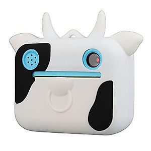 KUIDAMOS Print Camera, Timed Photographing Beautiful Pictures 24MP Camera 180 Degrees Rotating Bigger View for Daily Use