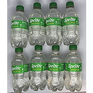 Sprite Lemon Lime Soda, 12oz Bottles, Pack of 8, Bundled with Langs Recipe Card, Sprite Soda Bottles, Sprite Bottles Small, Small Can Sized Bottles, 96oz
