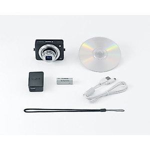 Canon PowerShot N 12.1 MP CMOS Digital Camera with 8x Optical Zoom and 28mm Wide-Angle Lens (Black)