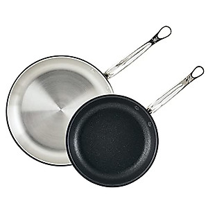 Hestan - ProBond Collection - Essential Skillet Set, Set of Two, 8.5-inch NonStick & 11-inch Stainless Steel, Made without PFOAs