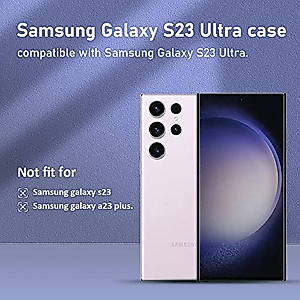 bokoo Crystal Clear Samsung Galaxy S23 Ultra Case.Soft Slim Fit Transparent Plastic TPU Protective Silicone Cover Phone Cases for Samsung Galaxy S23 Ultra [Slim Thin & Comfort Grip] [Shockproof]