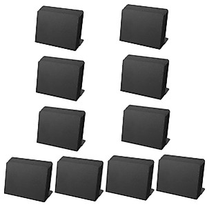 Ciieeo 120 Pcs Chalkboards for Food Message Board for Shop Chalkboard Signs Price Tag Holder Food Labels Wedding Decor Erasable Chalk Board Table Sign Labels Table Signs Notes PVC Buffet