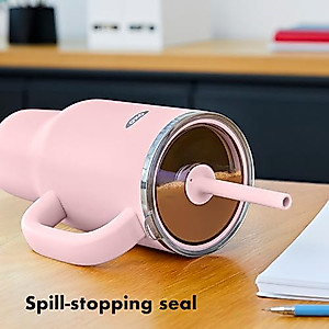 OXO Strive XL Tumbler with Handle – 32 oz. – Rose Quartz