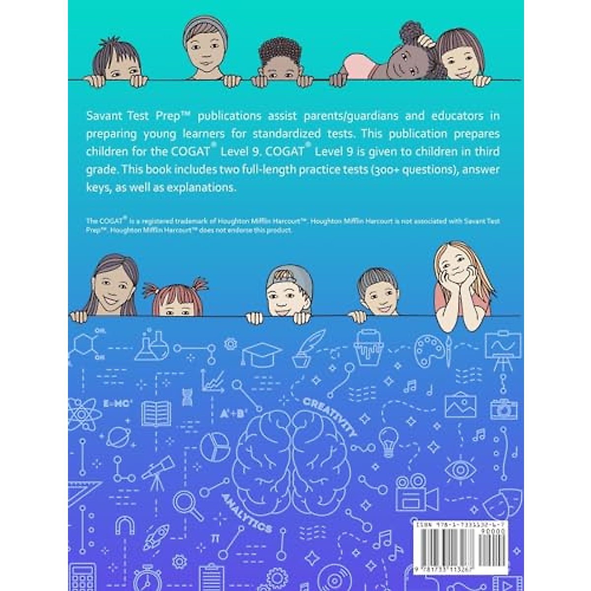 COGAT Grade 3 Test Prep: Gifted and Talented Test Preparation Book - Two Practice Tests for Children in Third Grade (Level 9)