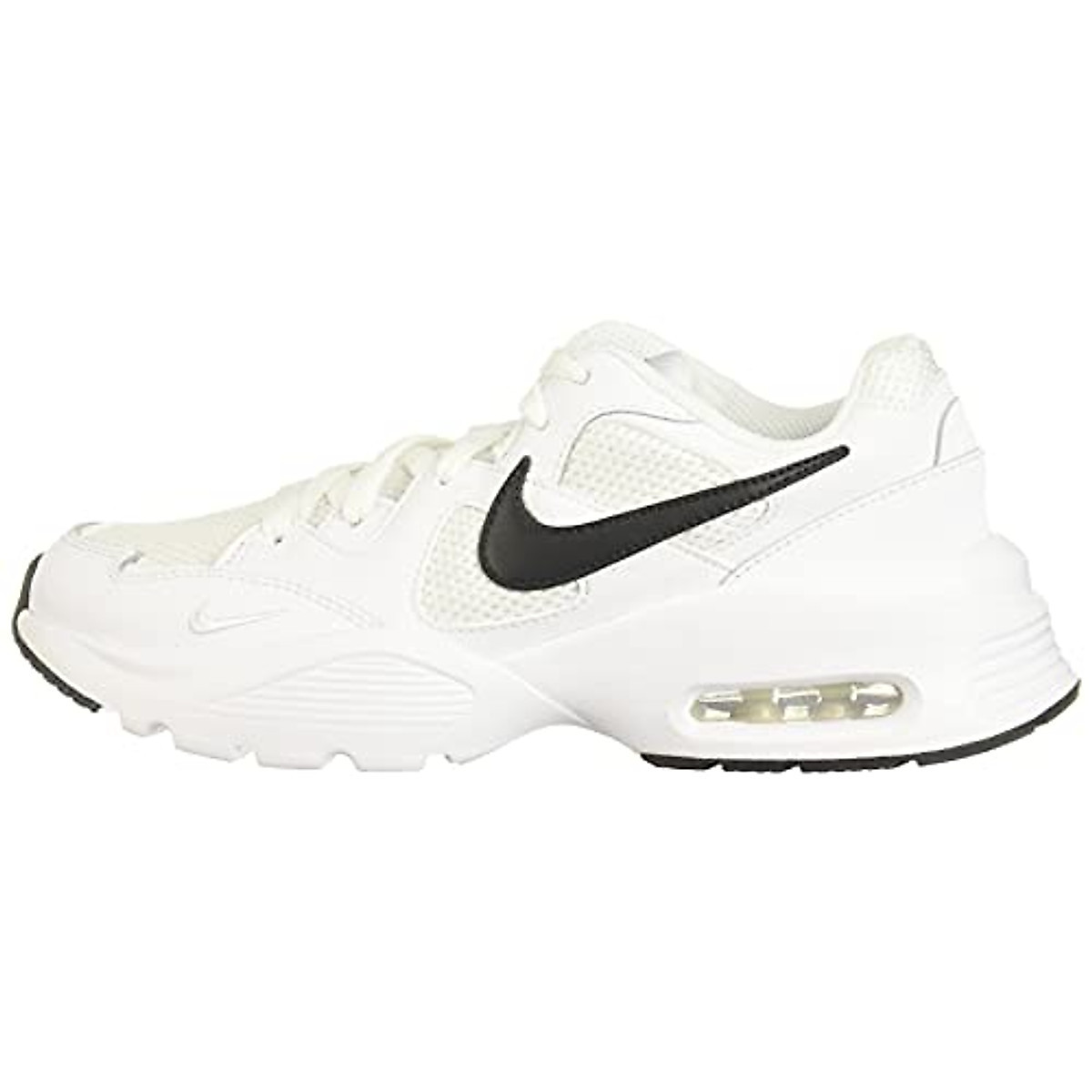 Nike Air Max Fusion Trainers Women White/Black - 7.5 - Low Top Trainers Shoes