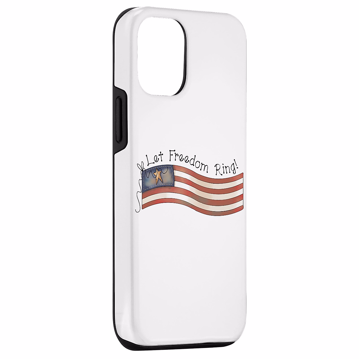 iPhone 13 4th Of July Motif For Patriotic Women Vintage American Flag Case