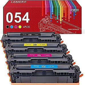 054 054H Compatible Toner Cartridge Replacement for Canon 054 054H CRG-054 Toner Cartridge Set for imageCLASS MF641Cw MF644Cdw MF642Cdw LBP622Cdw MF640C LBP620 Printer Black Cyan Magenta Yellow